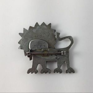 Metzke | Jewelry | Metzke Pewter Lion Pin Figural Signed Vintagr Gift ...